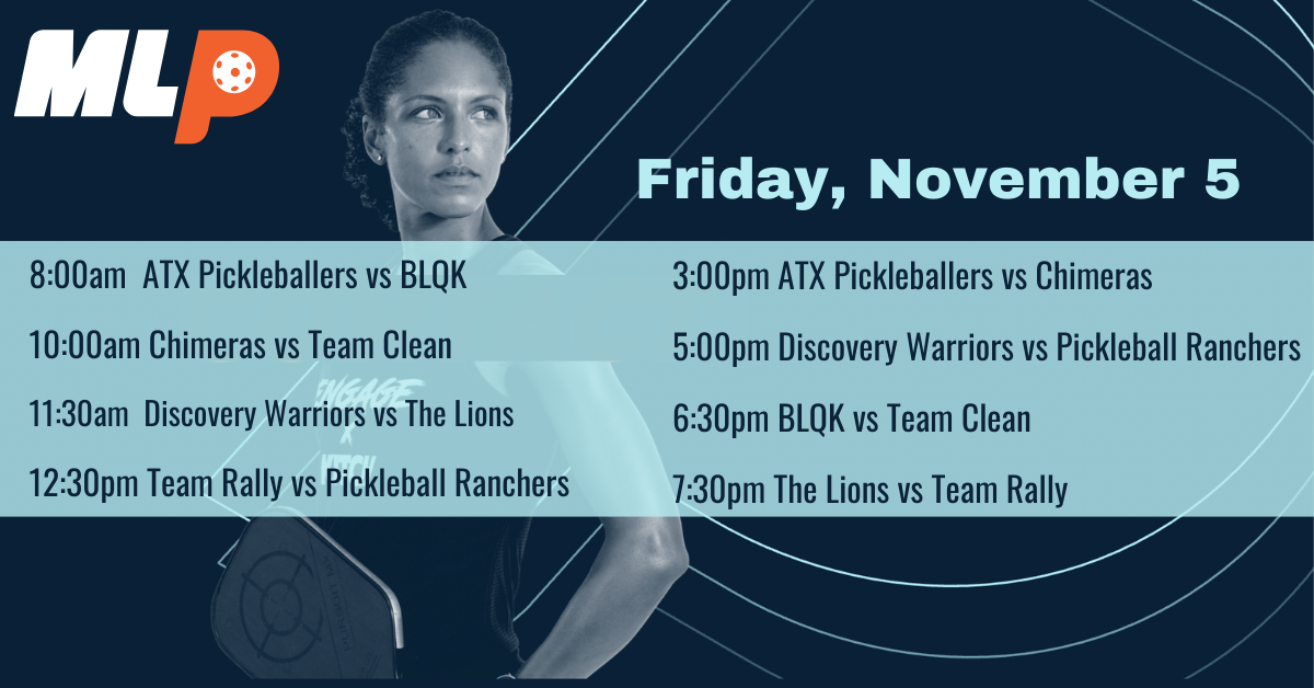 MLP is Live! Check out the Amazing Day 1 Action – The Dink Pickleball