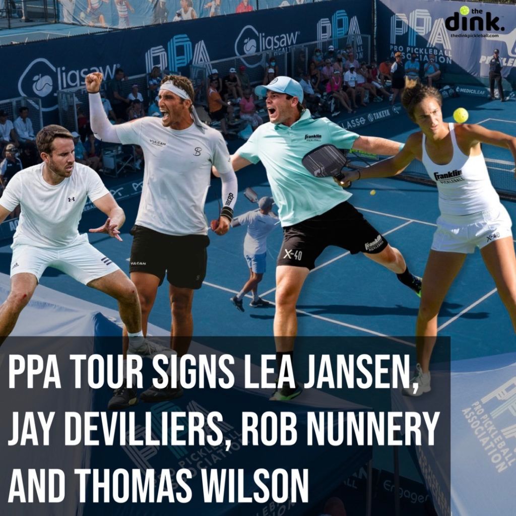 PPA Signs 4 Top Pros