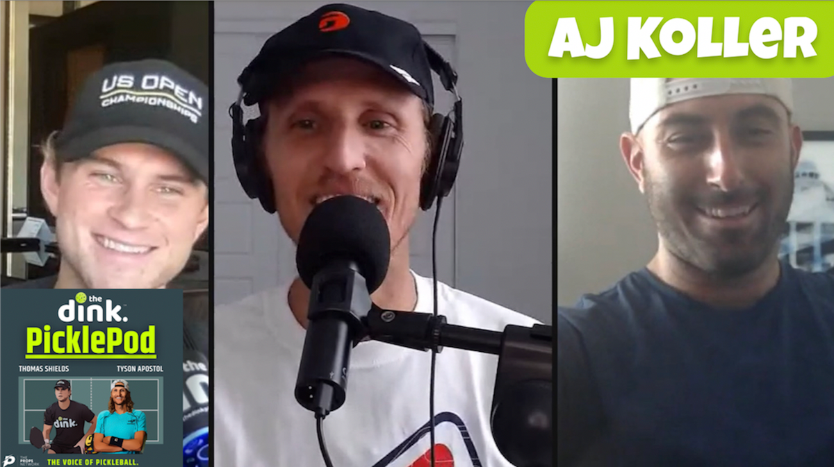 PicklePod 4: AJ Koller - 2nd Best in Sin City - The Dink Pickleball